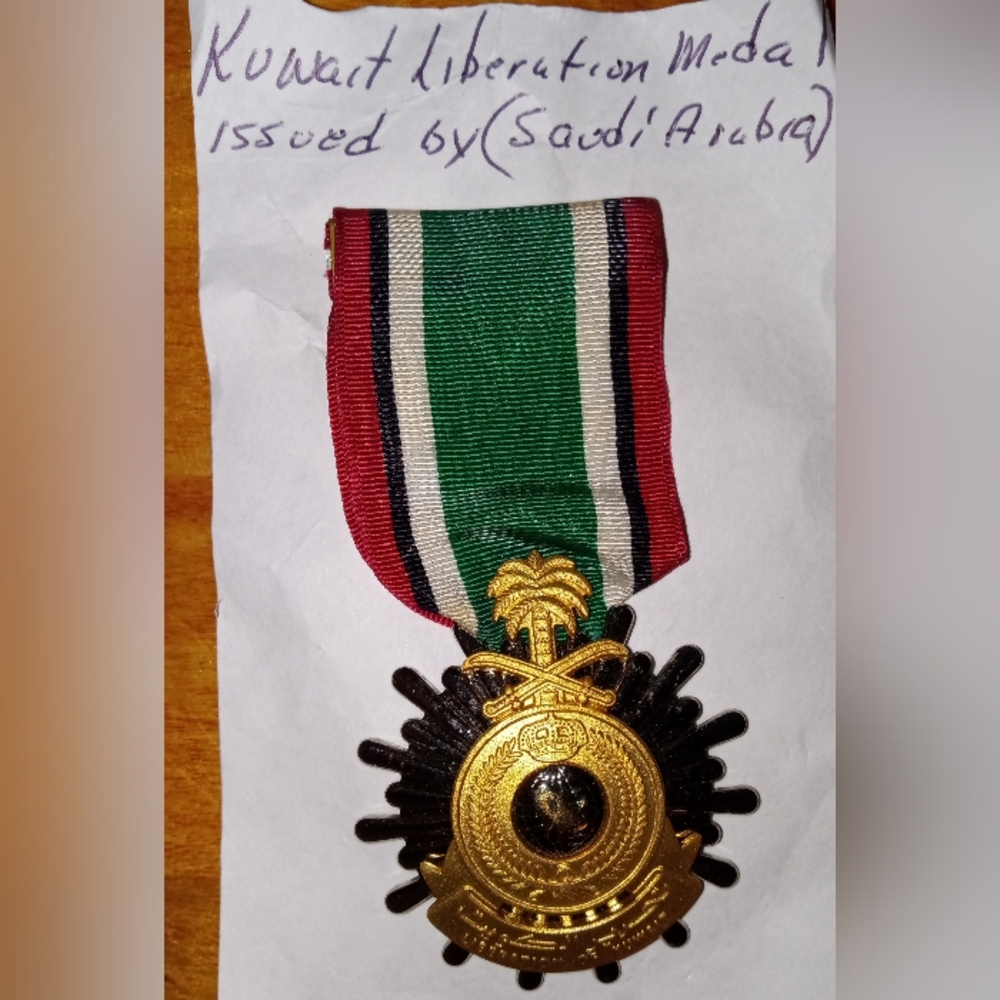 Vintage Kuwait Liberation Campaign Medal Kingdom Of S… - Gem